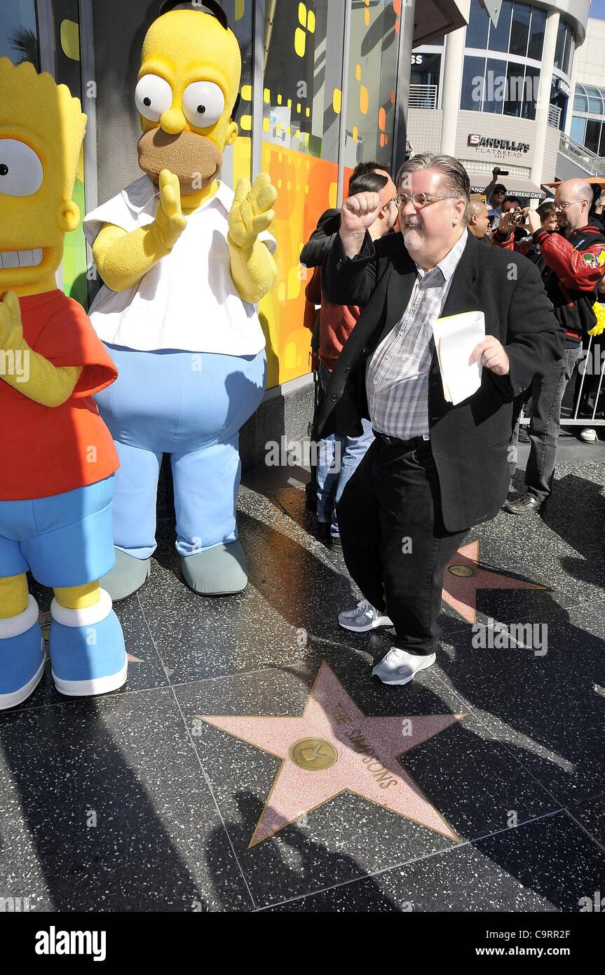 Bart Simpson character, Homer Simpson character, Matt Groening at the ... Bart Simpson character, Homer Simpson character, Matt Groening at the ...