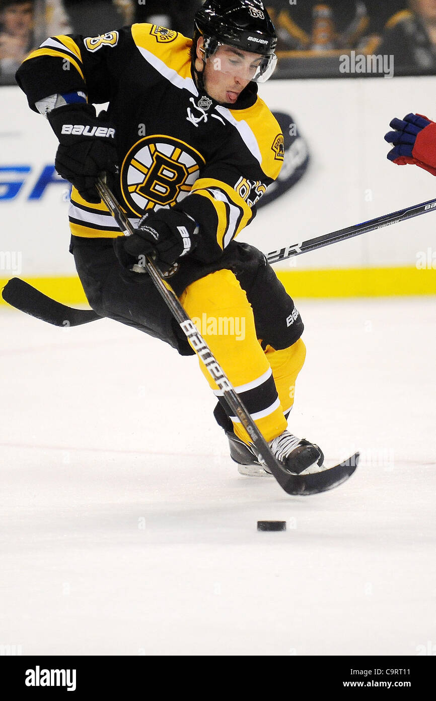 Feb. 14, 2012 - Boston, Massachusetts, U.S - Boston Bruins Center, Brad ...