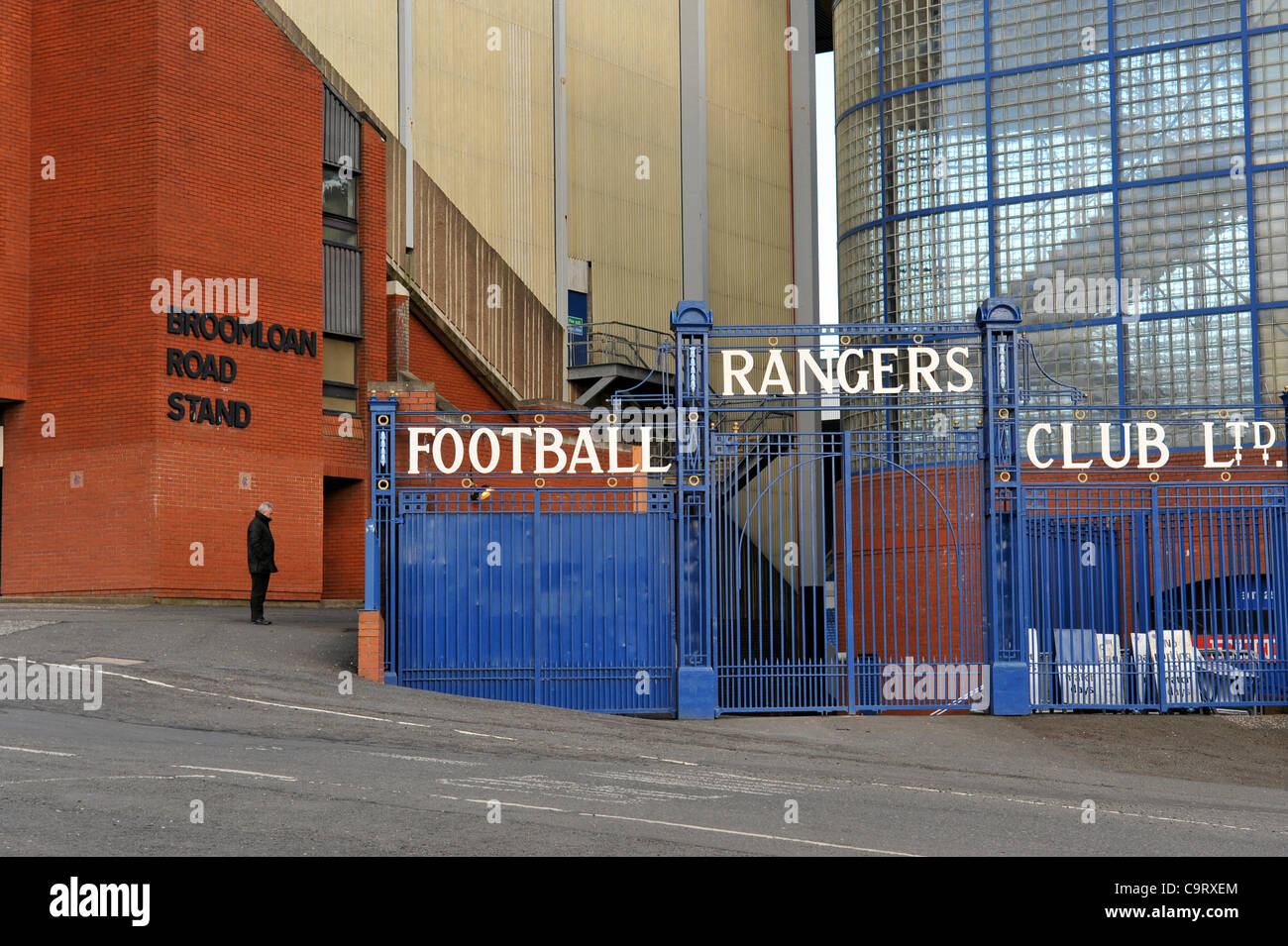 Ibrox gates hi-res stock photography and images - Alamy