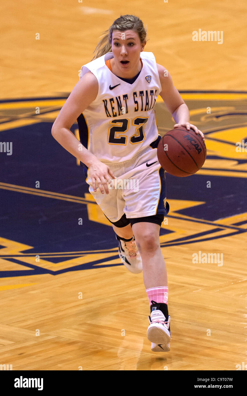Feb. 15, 2012 - Kent, Ohio, U.S - Kent State guard Jamie Hutcheson (23 ...