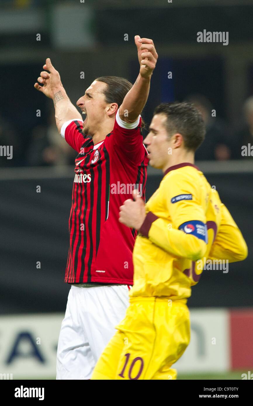 Zlatan ibrahimovic ac milan 2012 hi-res stock photography and images ...