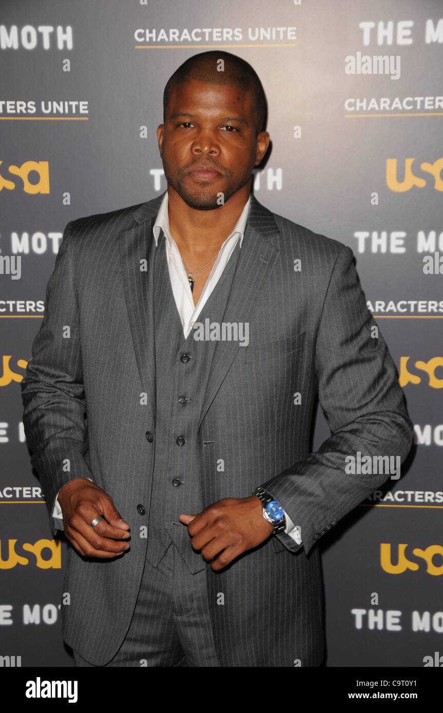 Sharif Atkins at a public appearance for The Moth's Storytelling Tour ...