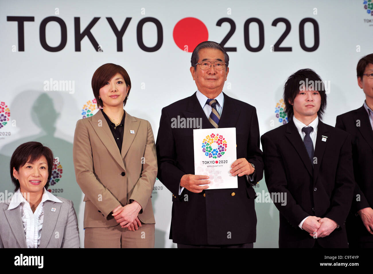 (L to R) Wakako Tsuchida, Reiko Shiota, Shintaro Ishihara Governor of ...