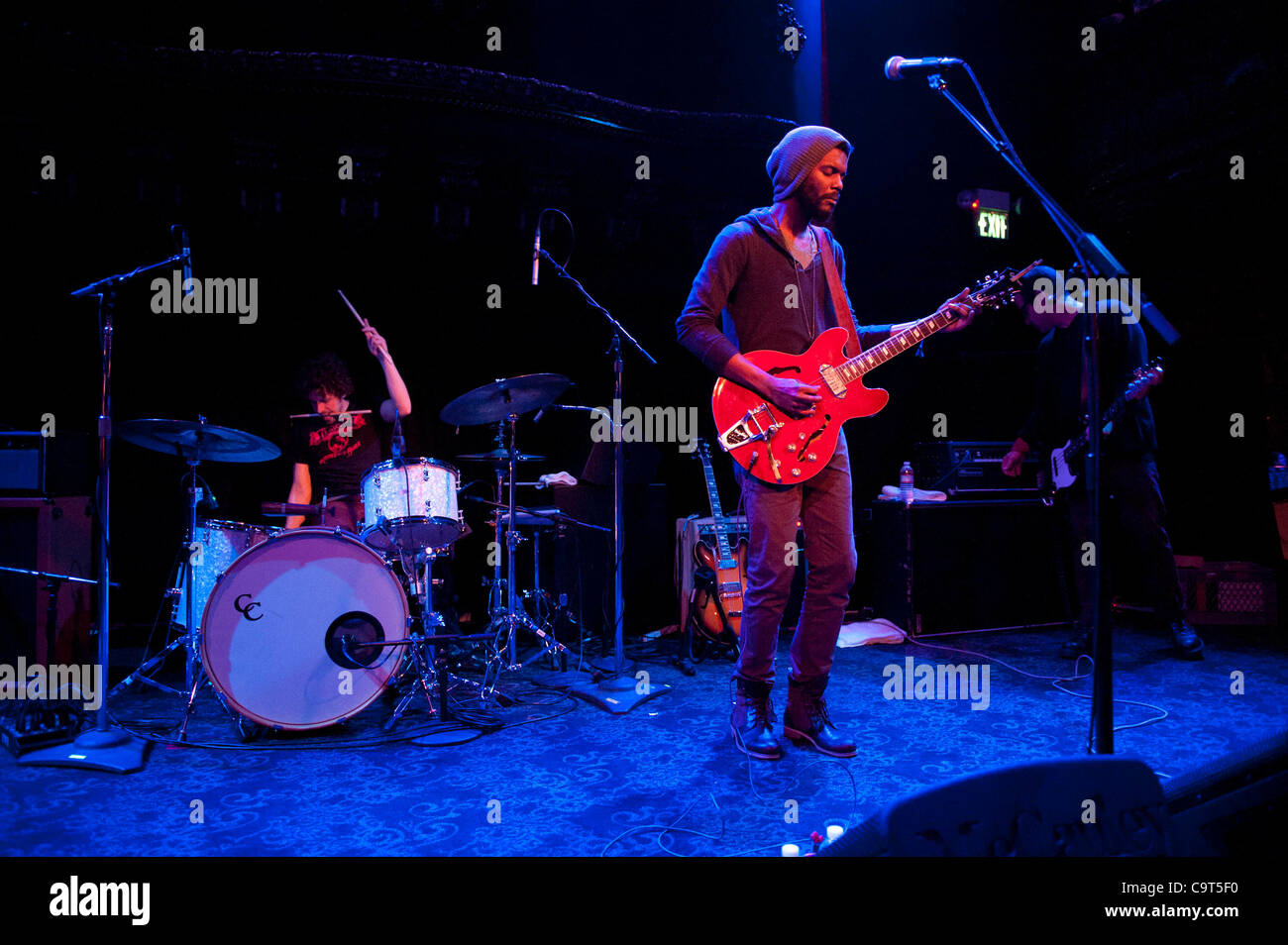 Feb 15, 2012 - San Francisco, California, USA - Drummer JOHNNY RADELAT ...