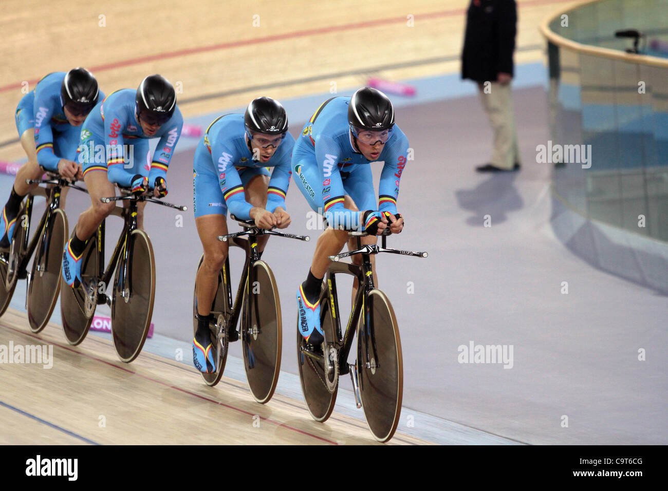 Team Pursuit In Track Cycling 2012 High Resolution Stock Photography ...