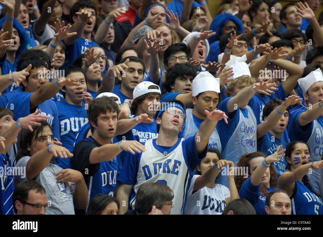Feb. 16, 2012 - Durham, North Carolina, U.S - The Cameron Crazies ...