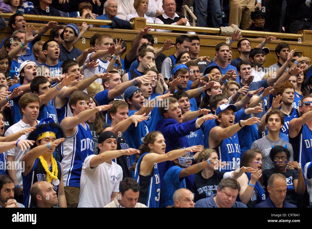 Feb. 16, 2012 - Durham, North Carolina, U.S - The Cameron Crazies ...