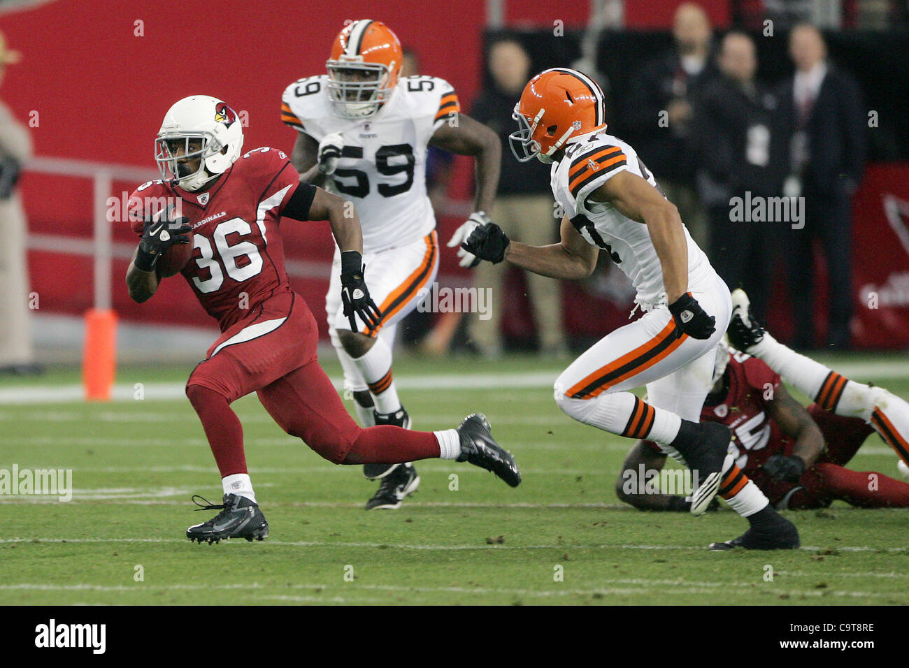 Dec. 20, 2011 - Glendale, Arizona, U.S - Arizona Cardinals running back ...