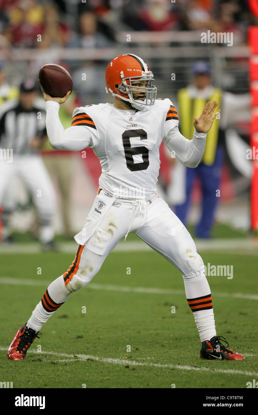 Dec. 20, 2011 - Glendale, Arizona, U.S - Cleveland Browns quarterback ...