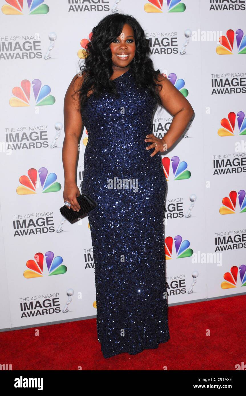 Amber Riley at arrivals for 43rd NAACP Image Awards - ARRIVALS, Shrine ...