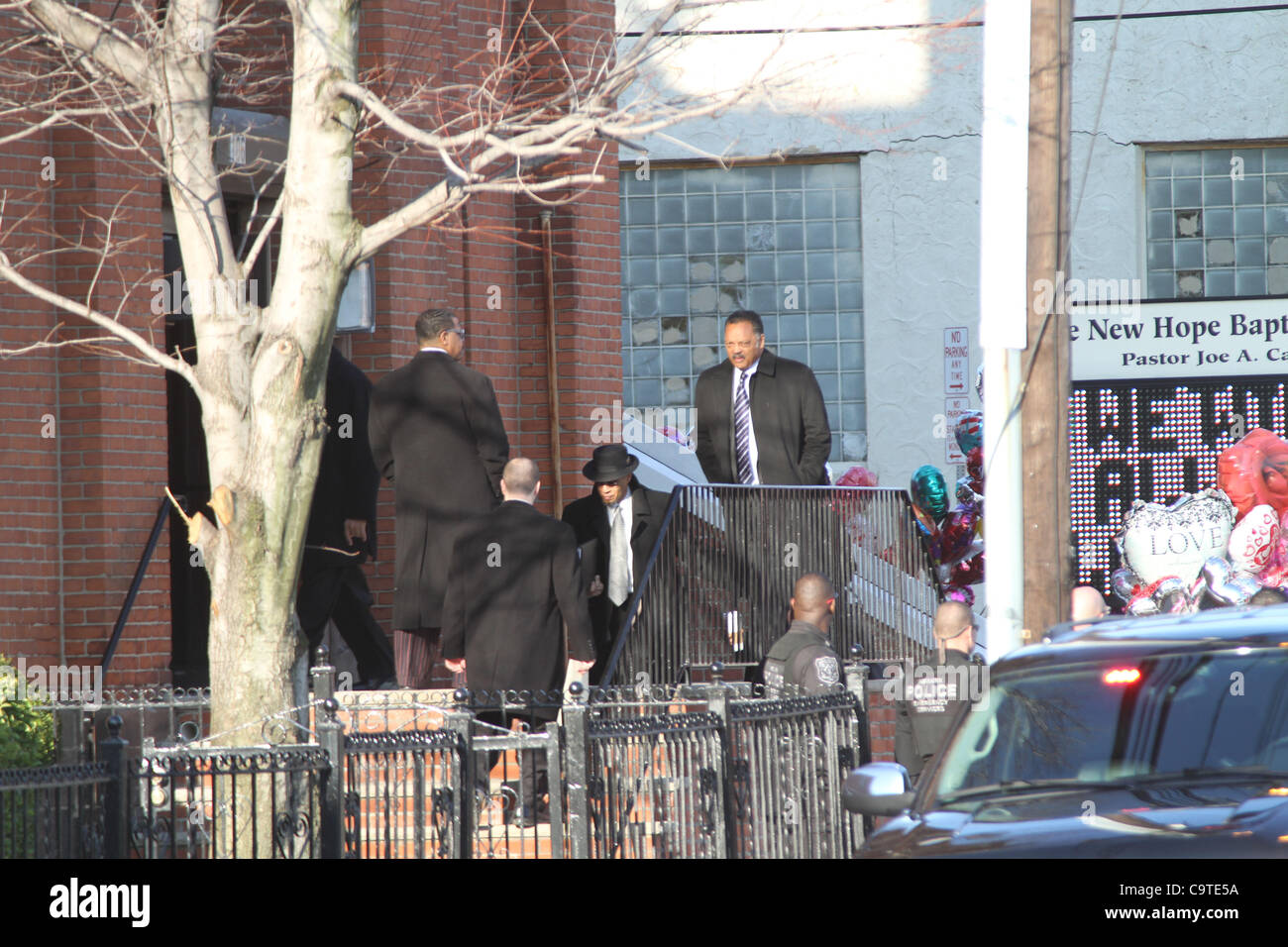 Feb. 18, 2012 - New York, New York, U.S. - Whitney Houston Funeral held ...