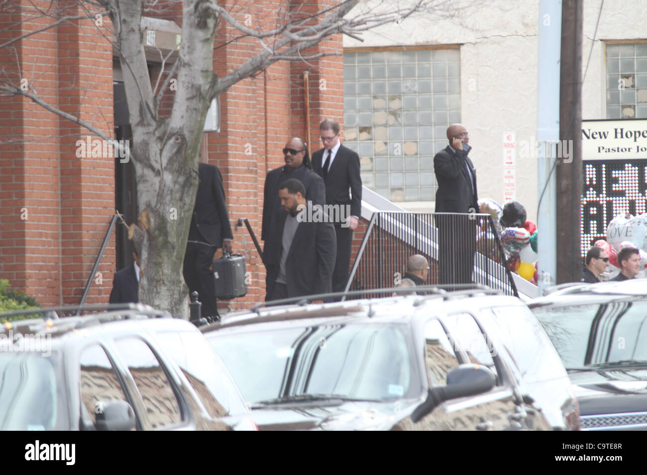 Feb. 18, 2012 - New York, New York, U.S. - Whitney Houston Funeral held ...