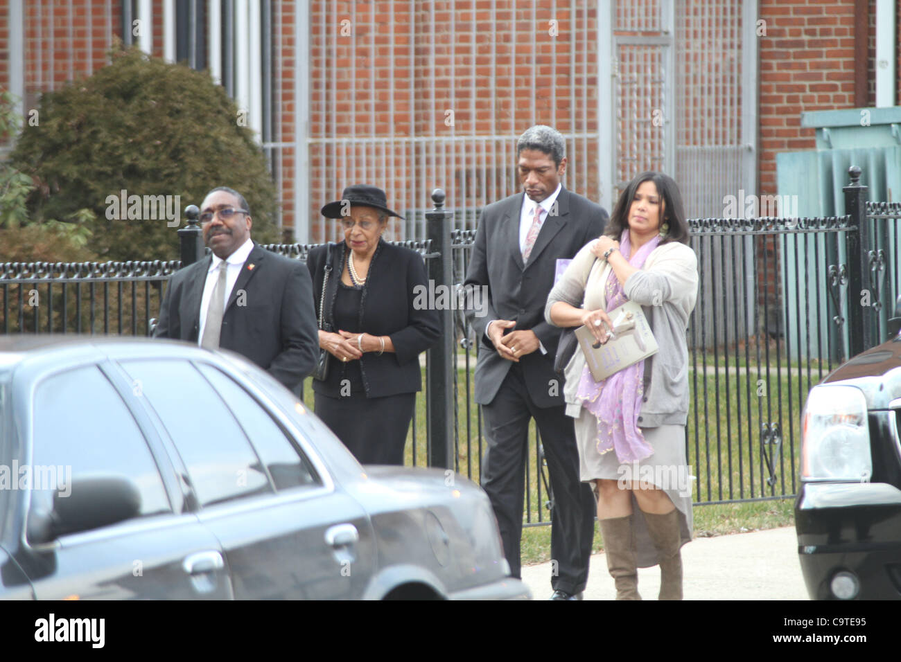 Feb. 18, 2012 - New York, New York, U.S. - Whitney Houston Funeral held ...