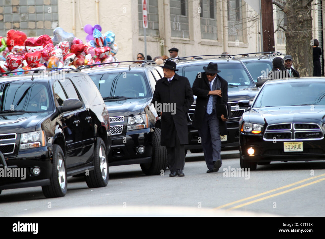 Feb. 18, 2012 - New York, New York, U.S. - Whitney Houston Funeral held ...