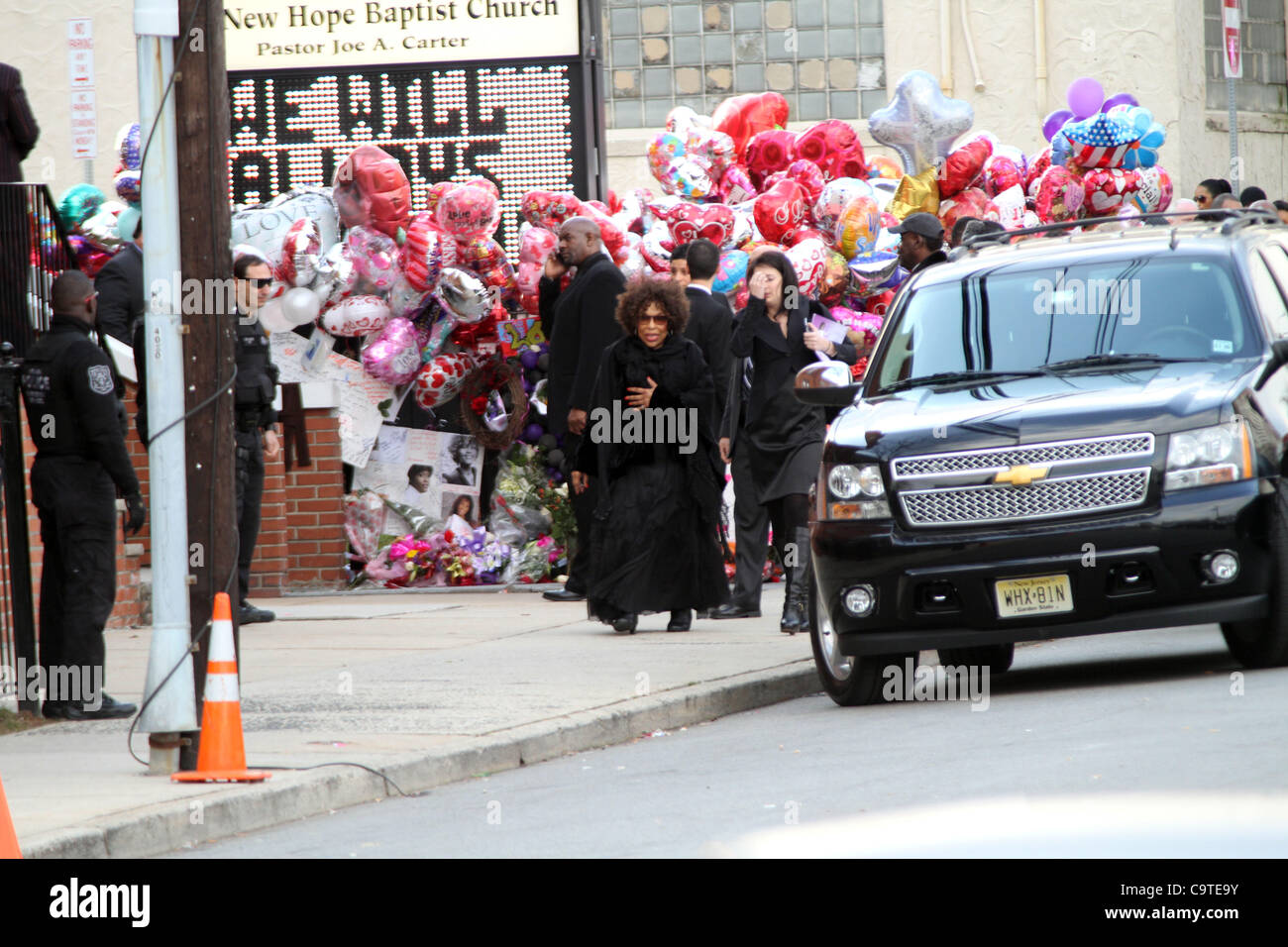Whitney houston funeral hi-res stock photography and images - Alamy