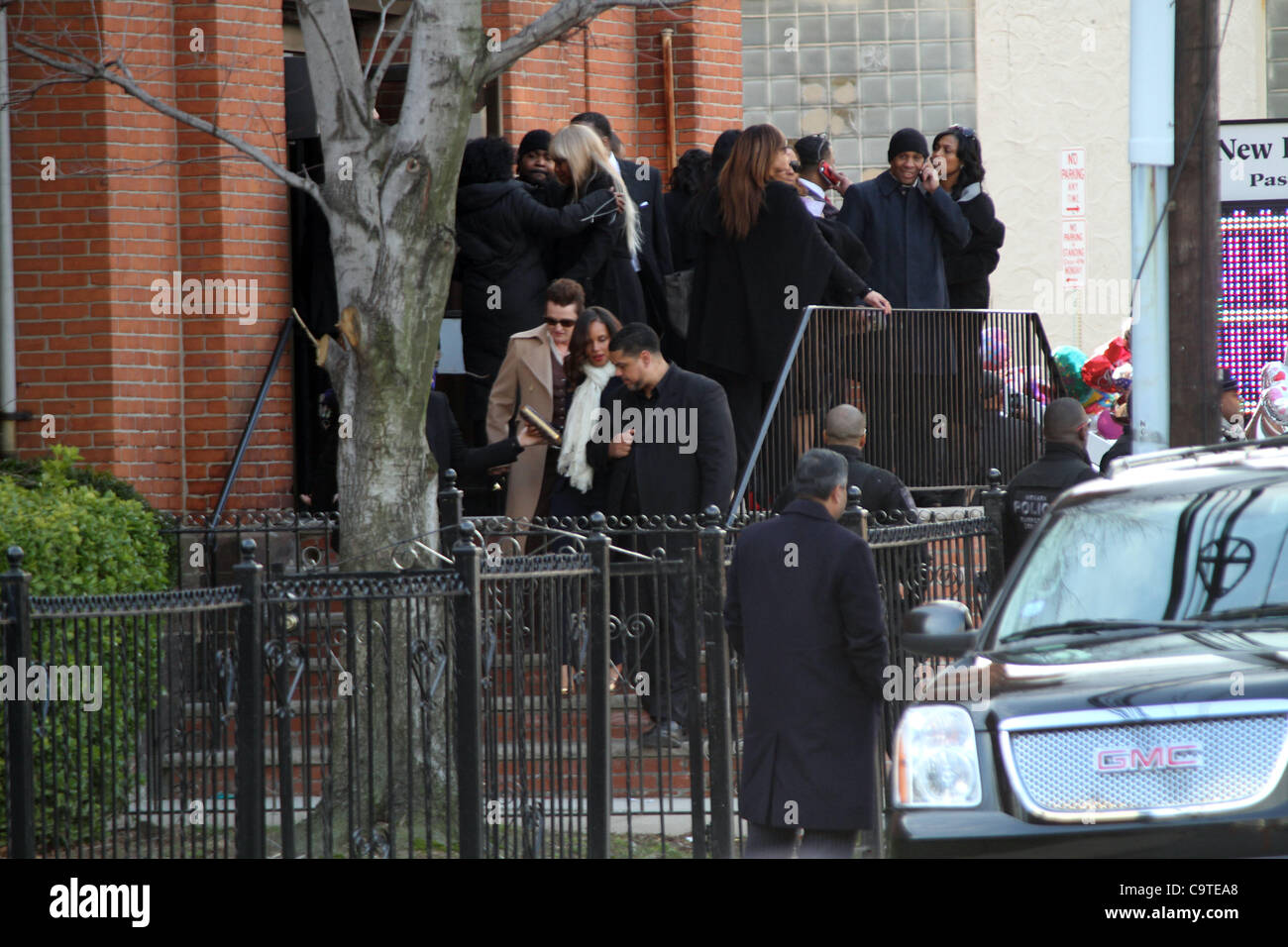 Feb. 18, 2012 - New York, New York, U.S. - Whitney Houston Funeral held ...