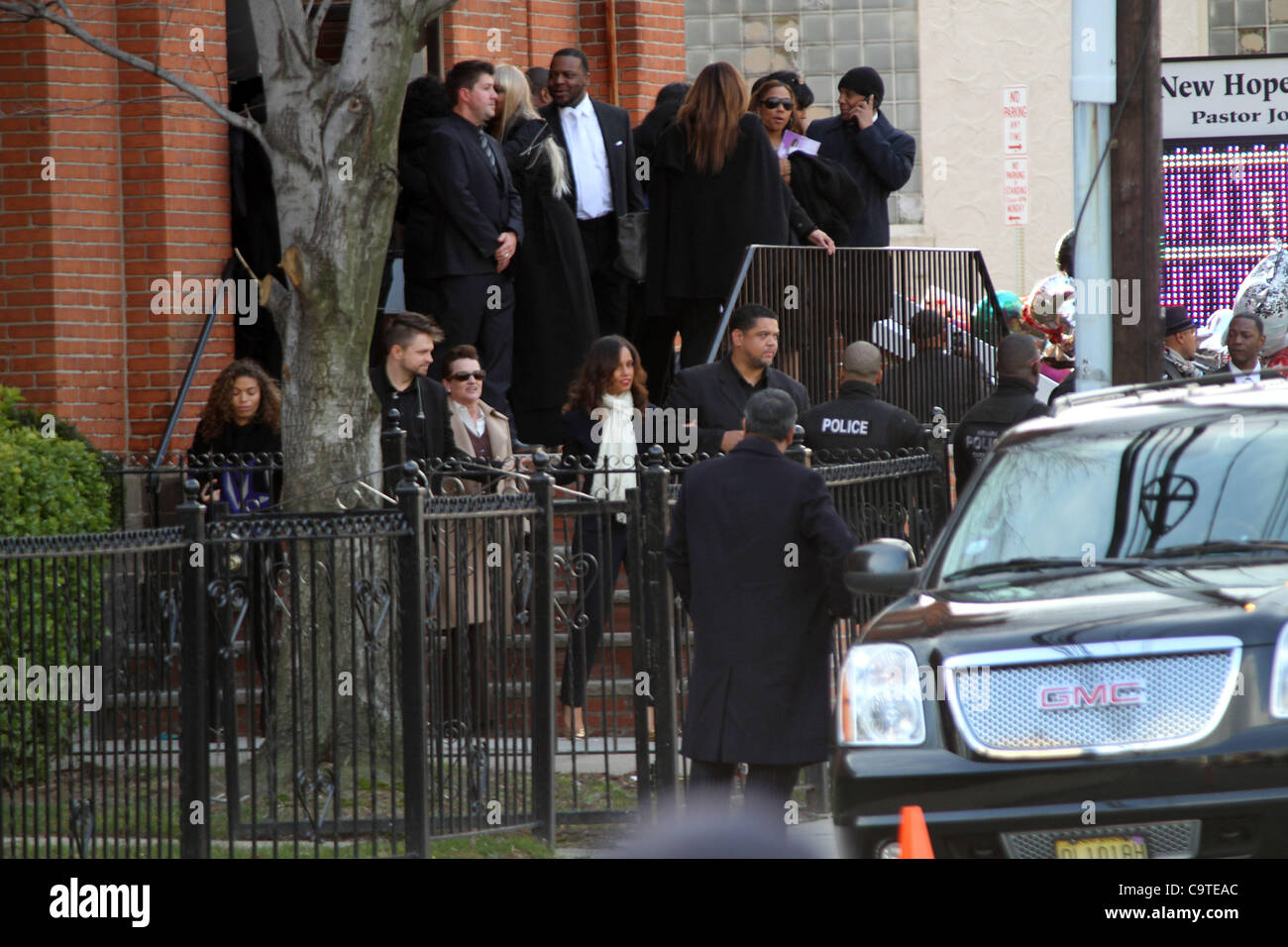 Feb. 18, 2012 - New York, New York, U.S. - Whitney Houston Funeral held ...