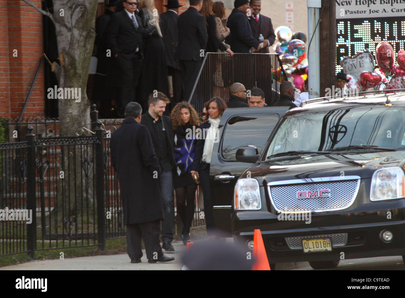 Feb. 18, 2012 - New York, New York, U.S. - Whitney Houston Funeral held ...