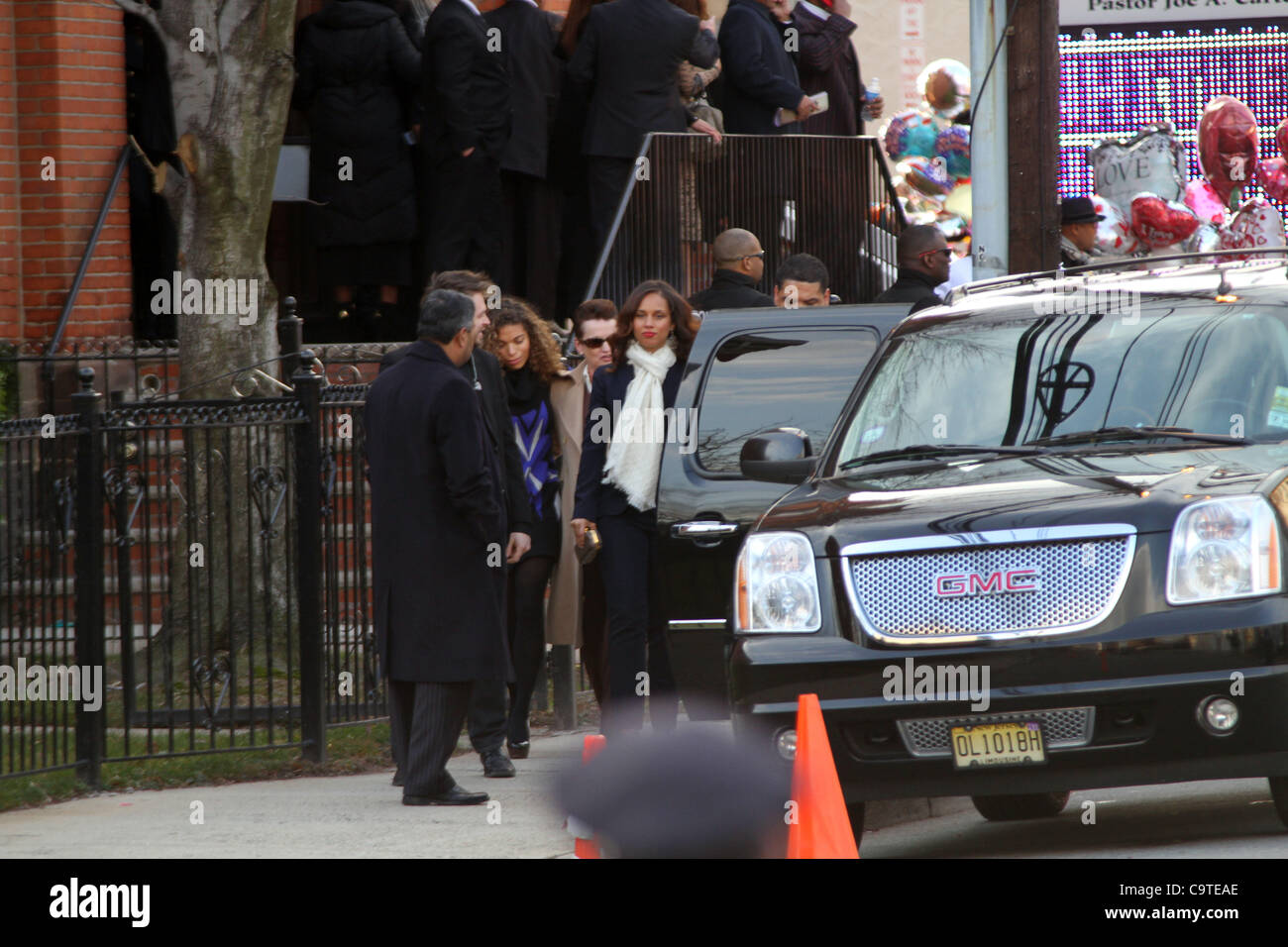 Feb. 18, 2012 - New York, New York, U.S. - Whitney Houston Funeral held ...