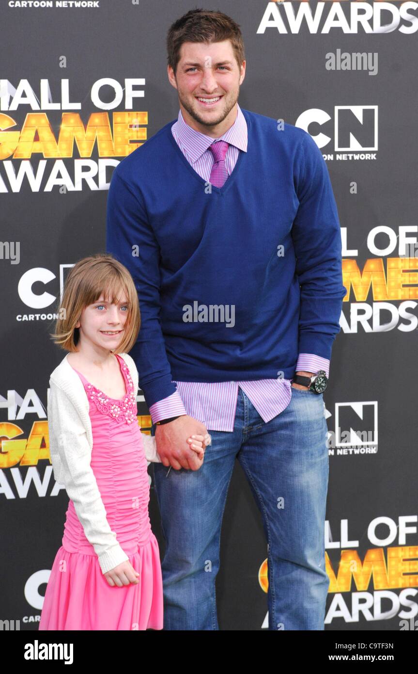 Tim Tebow, Presley Collins at arrivals for 2nd Annual Cartoon Network ...