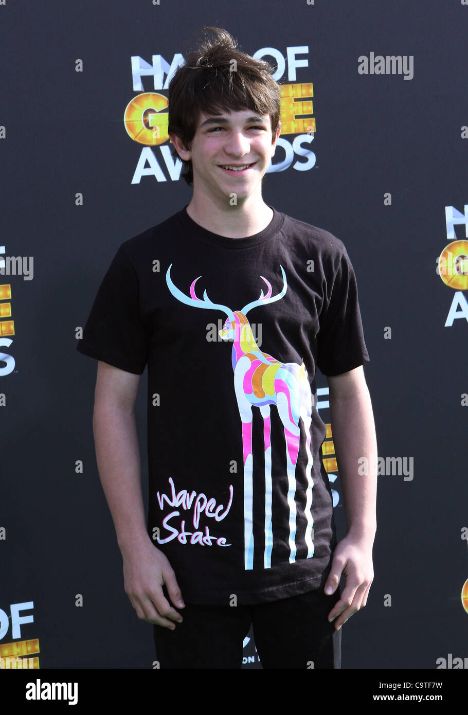 Feb. 18, 2012 - Los Angeles, California, U.S. - Zachary Gordon .Cartoon ...