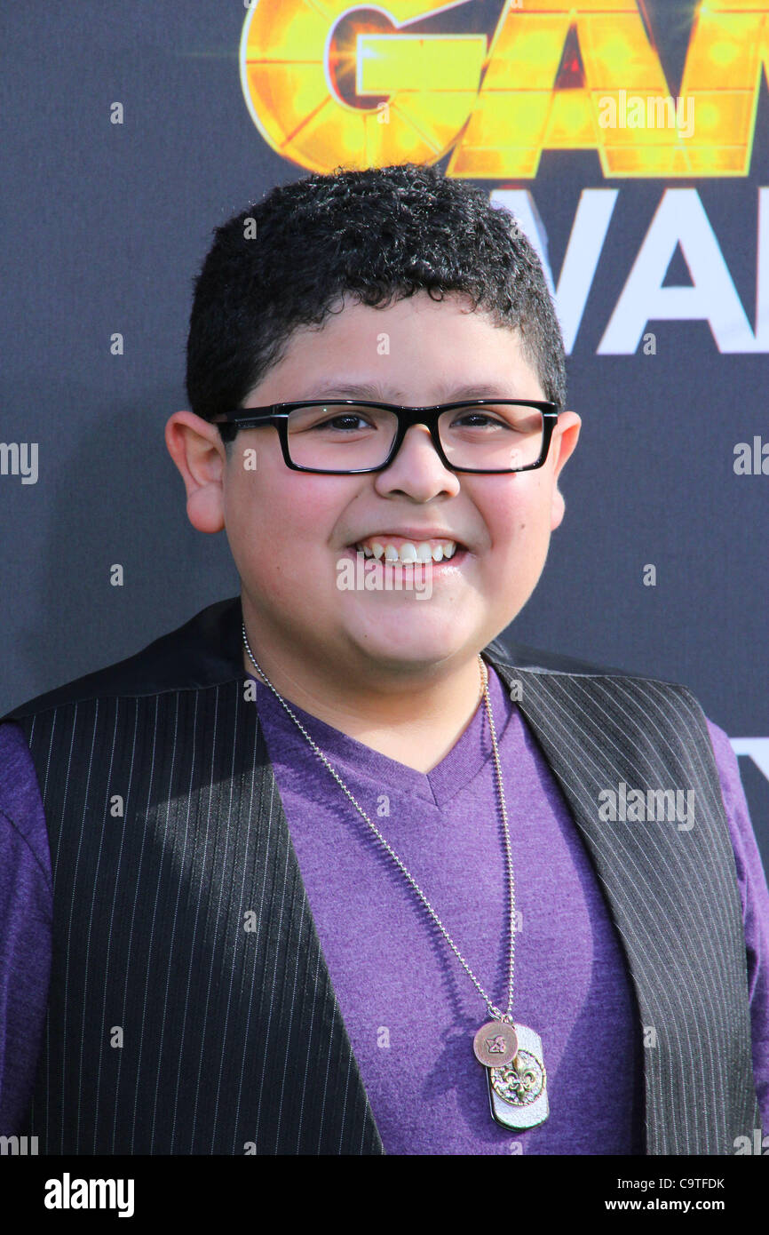 Feb. 18, 2012 - Los Angeles, California, U.S. - Rico Rodriguez .Cartoon ...