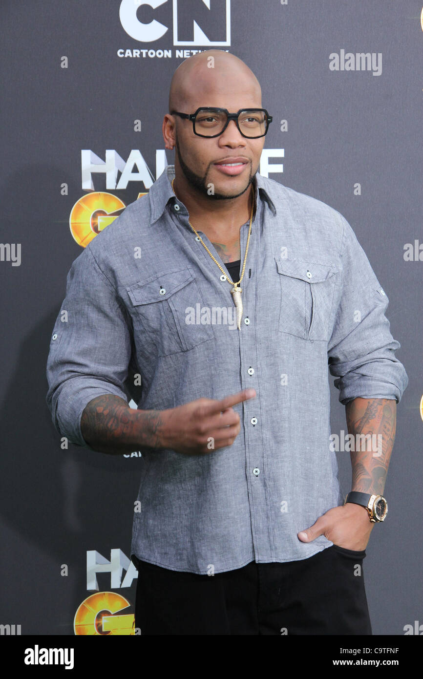 Feb. 18, 2012 - Los Angeles, California, U.S. - Flo Rida.Cartoon ...