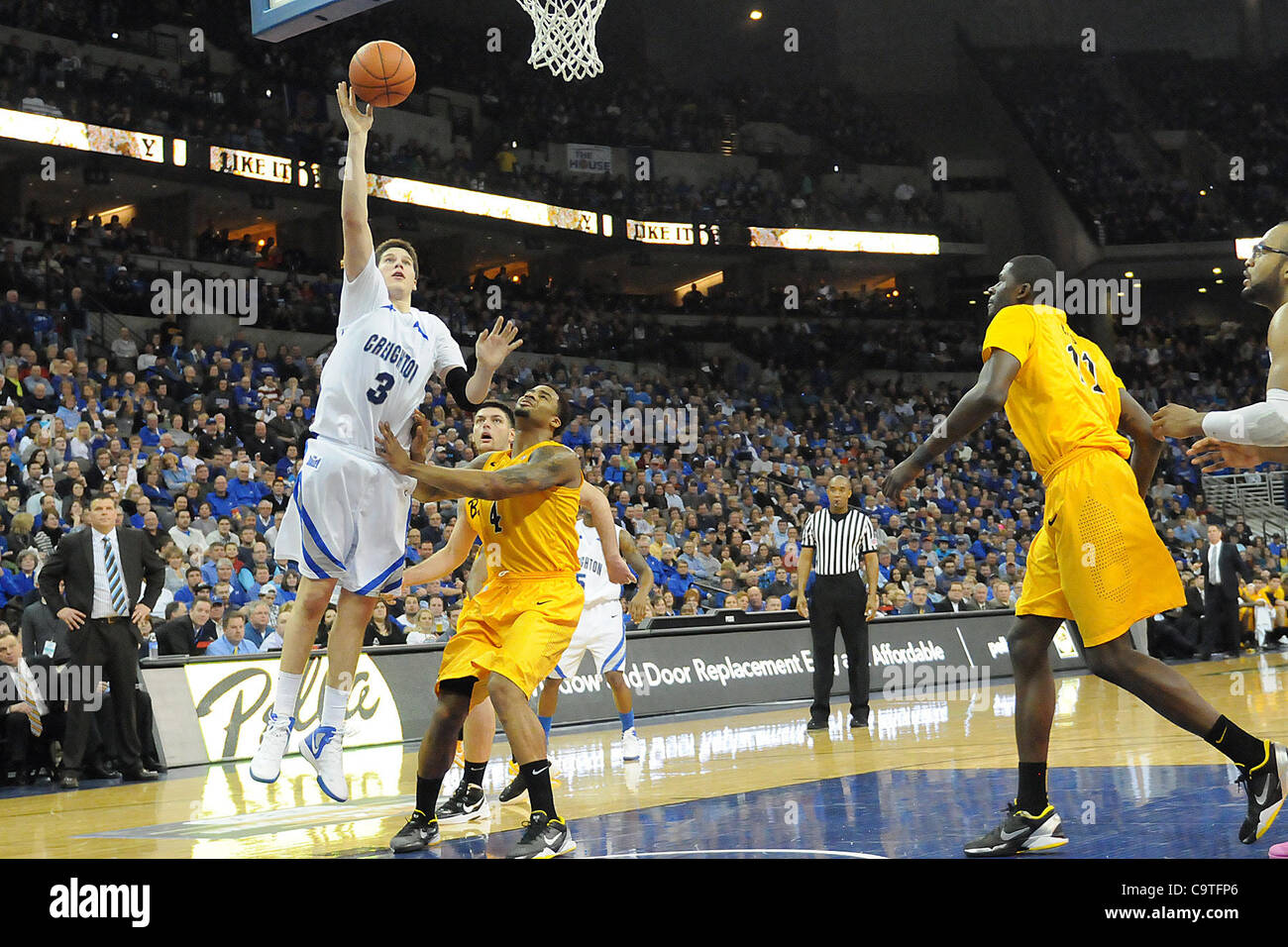 Feb. 18, 2012 - Omaha, Nebraska, U.S - Creighton forward Doug McDermott ...