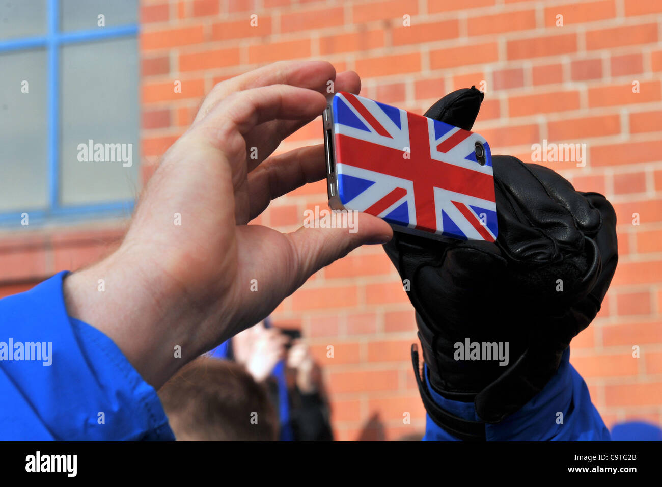 Glasgow rangers flag hi-res stock photography and images - Alamy