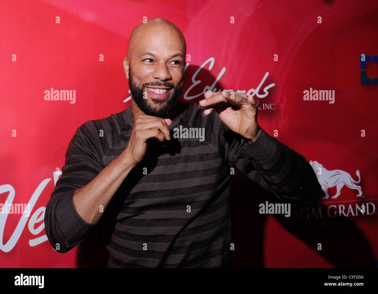 Feb. 18, 2012 - Las Vegas, Nevada, US - Singer COMMON arrives at the ...