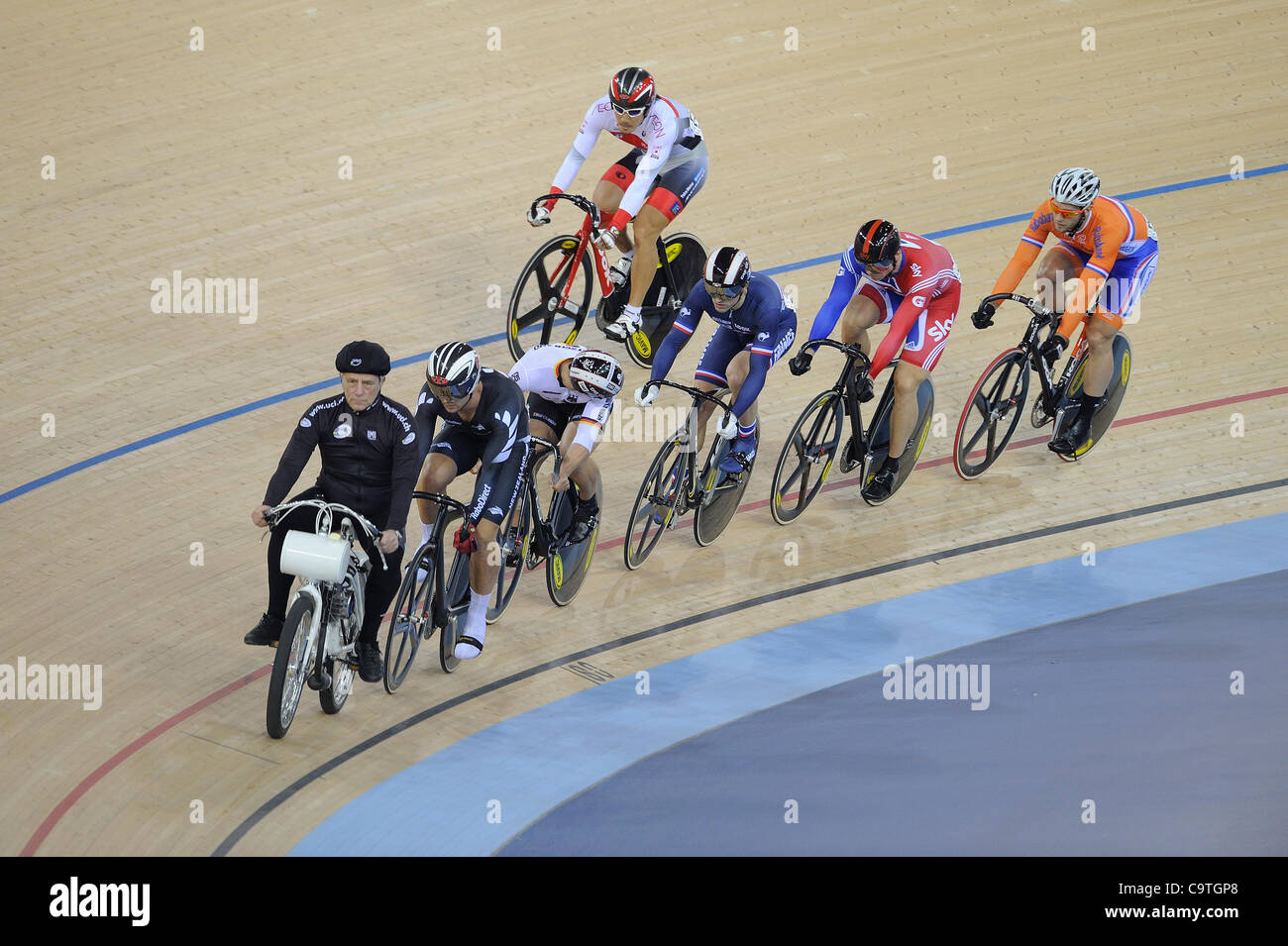 Keirin track cycling hi-res stock photography and images - Alamy