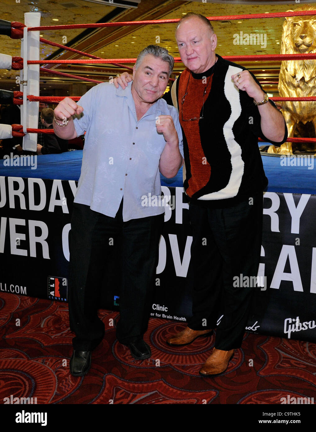 Feb. 18, 2012 - Las Vegas, Nevada, US - Retired boxers GEORGE CHUVALO ...