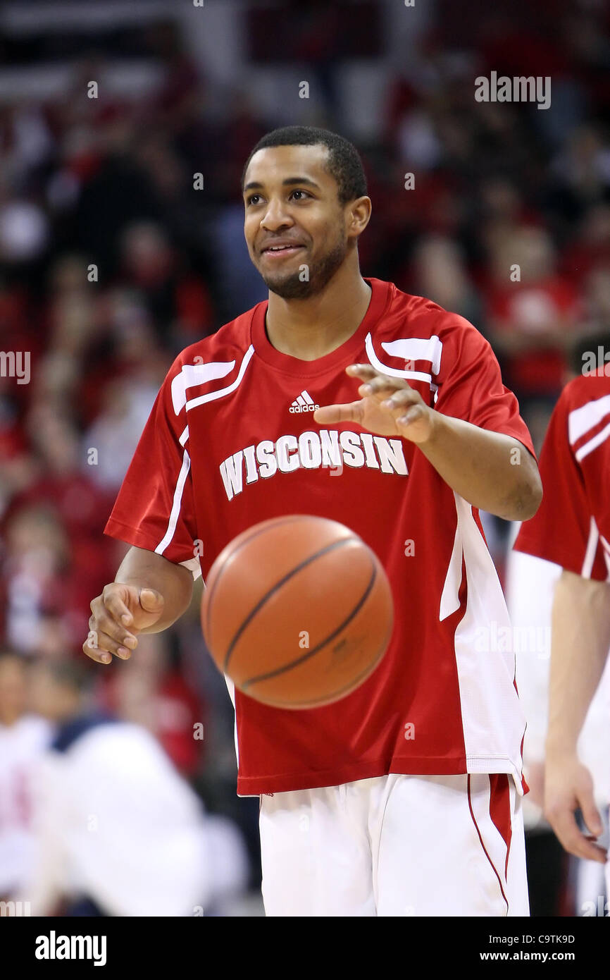 Feb. 19, 2012 - Madison, Wisconsin, U.S - Wisconsin guard Jordan Taylor ...
