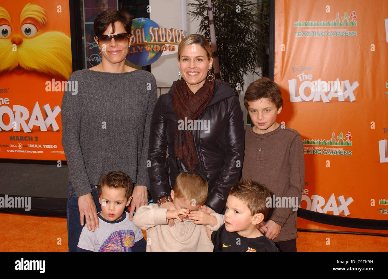 Feb. 19, 2012 - Hollywood, California, U.S. - Cat Cora And Family ...