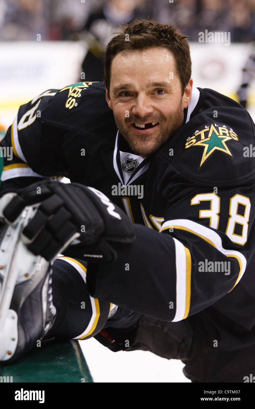 Feb. 19, 2012 - Dallas, Texas, US - Dallas Stars Forward Vernon Fiddler ...