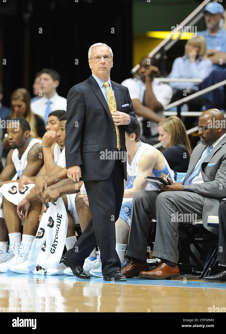 North carolina tar heels head coach roy williams hi-res stock ...