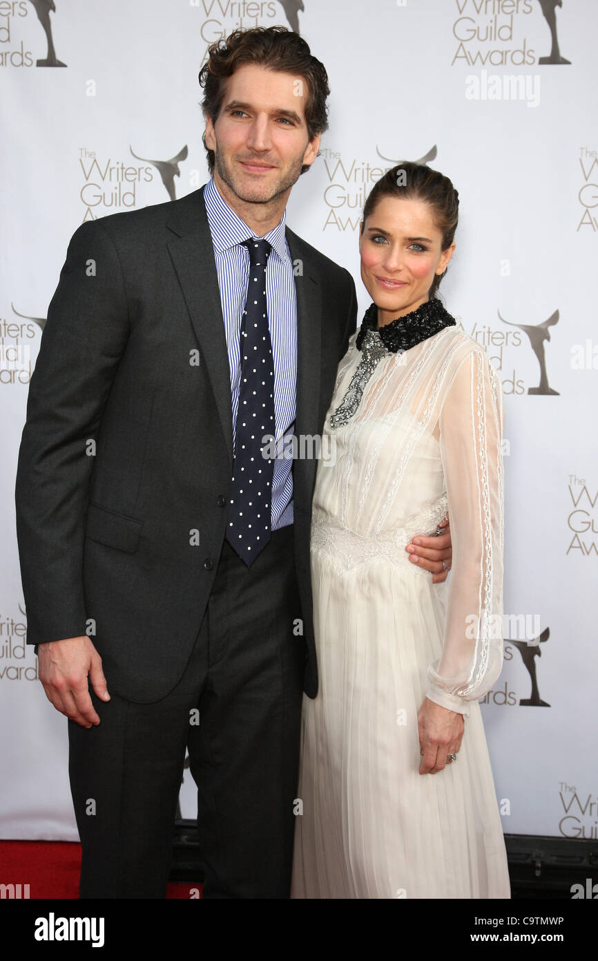 DAVID BENIOFF & AMANDA PEET 2012 WRITERS GUILD AWARDS HOLLYWOOD LOS ...