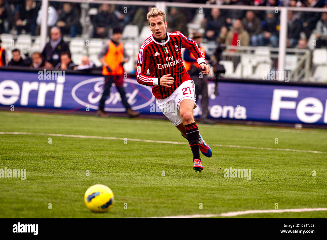 Maximiliano Gaston Lopez (Milan), FEBRUARY 19, 2012 - Football / Soccer ...