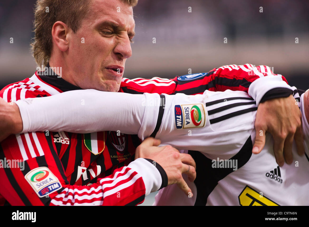 Maximiliano Gaston Lopez (Milan), FEBRUARY 19, 2012 - Football / Soccer ...