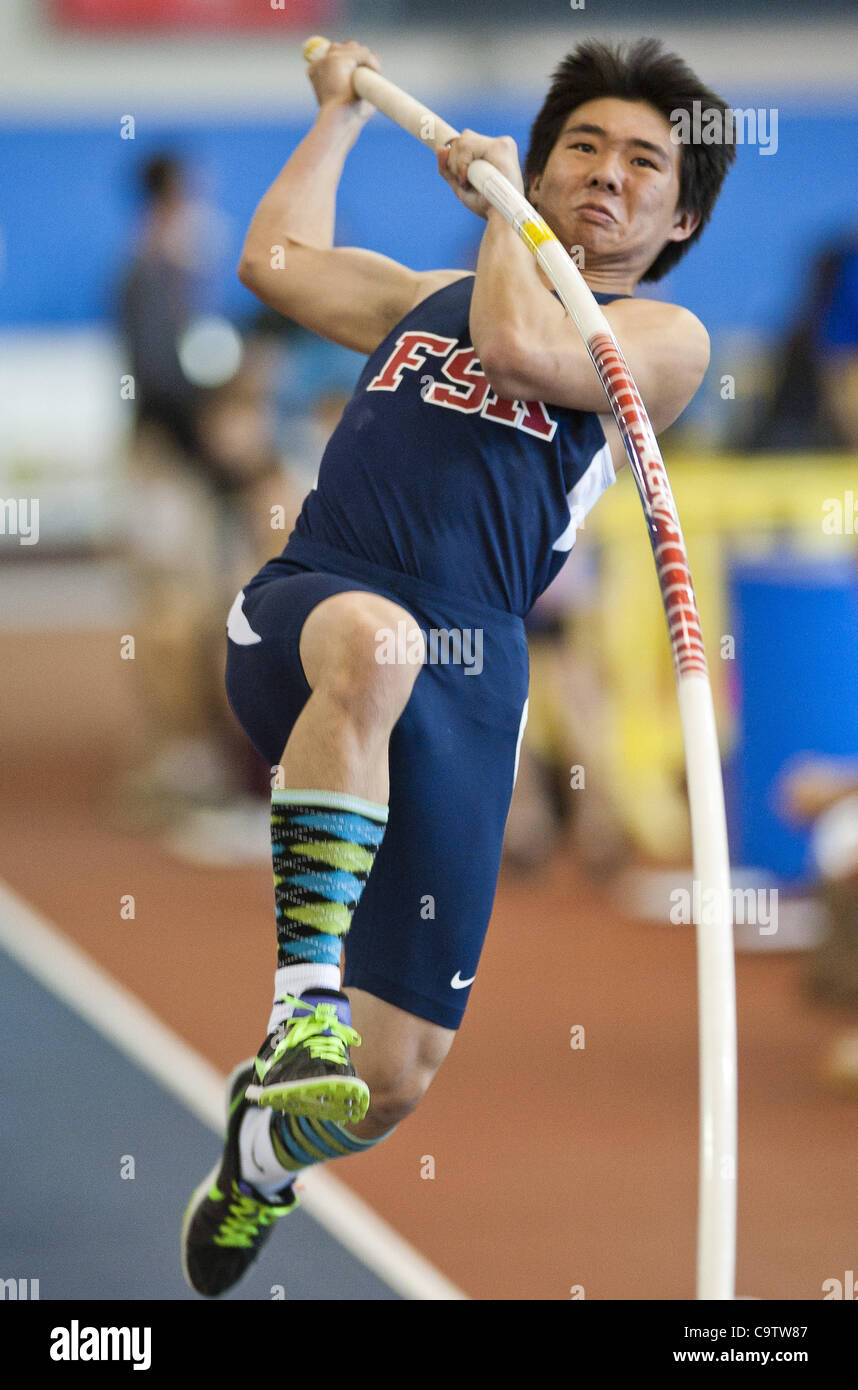 Feb. 20, 2012 - Landover, MD, U.S. - Francis Scott Key High School pole ...