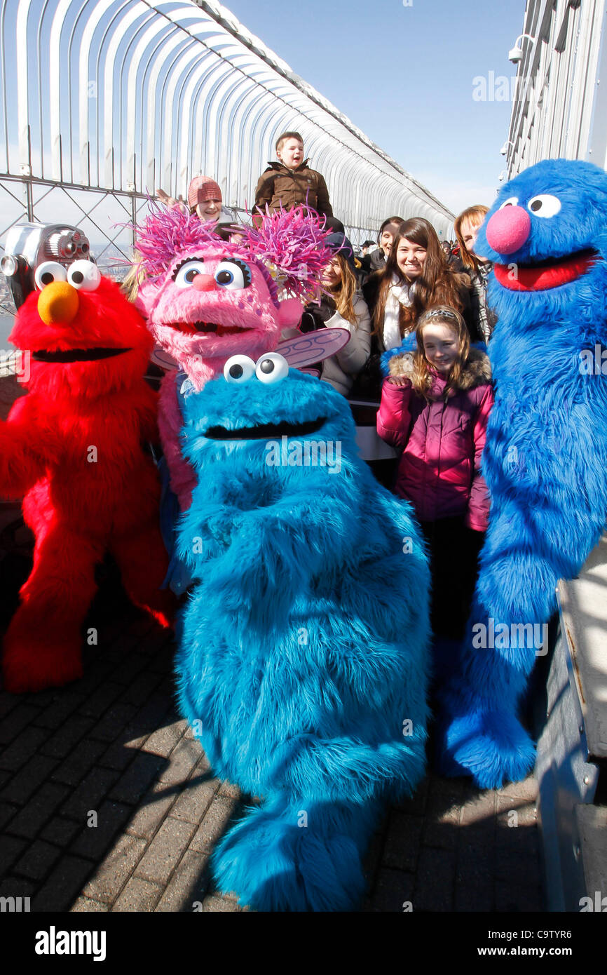 Elmo, Cookie Monster, Abby Cadabby and Grover from "Sesame Street Live ...