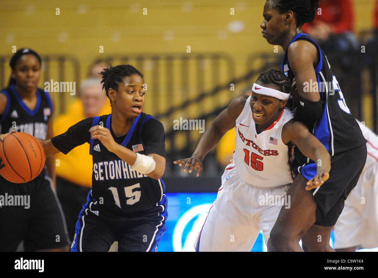 Feb. 21, 2012 - Newark, New Jersey, U.S. - Seton Hall Pirates guard ...