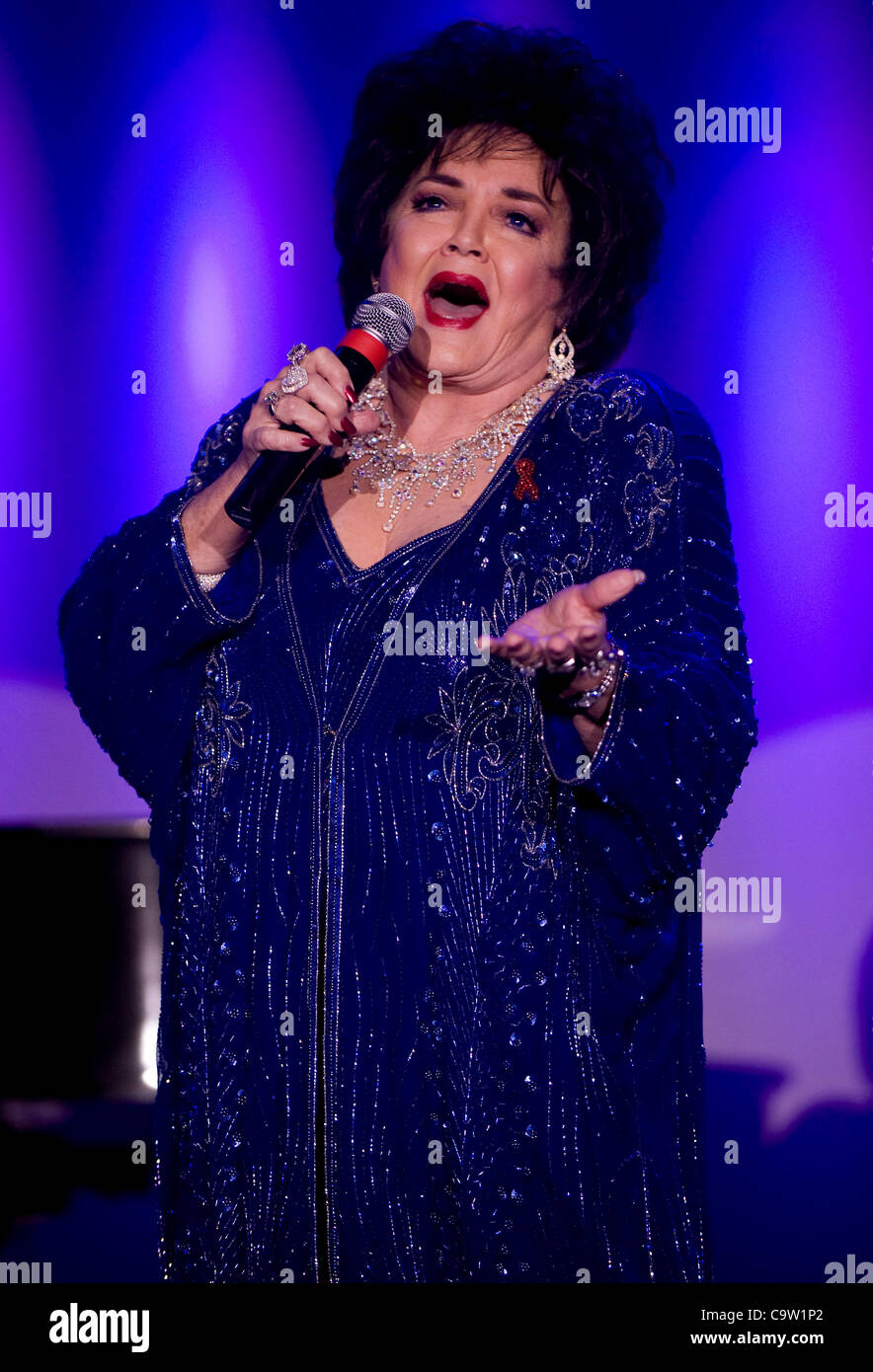 Feb. 21, 2012 - Las Vegas, NV, USA - Louise Gallagher performs as ...