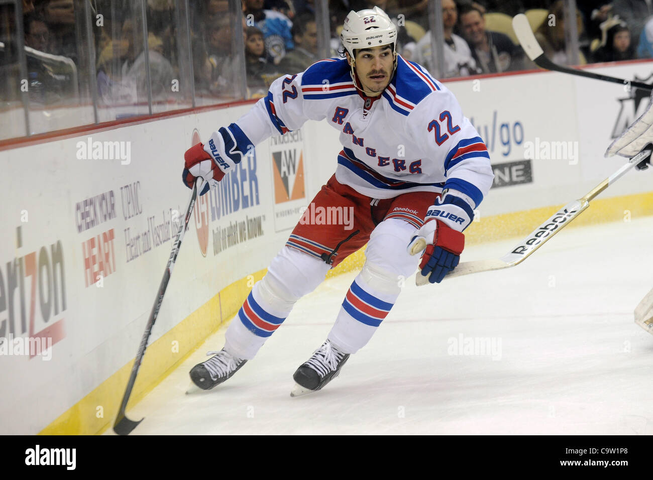 Feb. 21, 2012 - Pittsburgh, PENNSYLVANNIA, U.S - New York Rangers ...