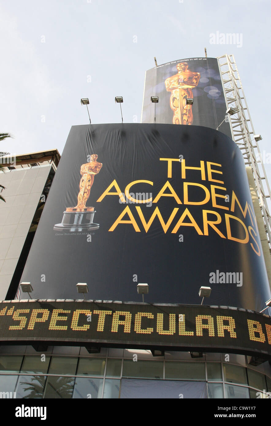 THE ACADEMY AWARDS SIGNAGE THE 84TH ACADEMY AWARDS SET UP HOLLYWOOD LOS ...
