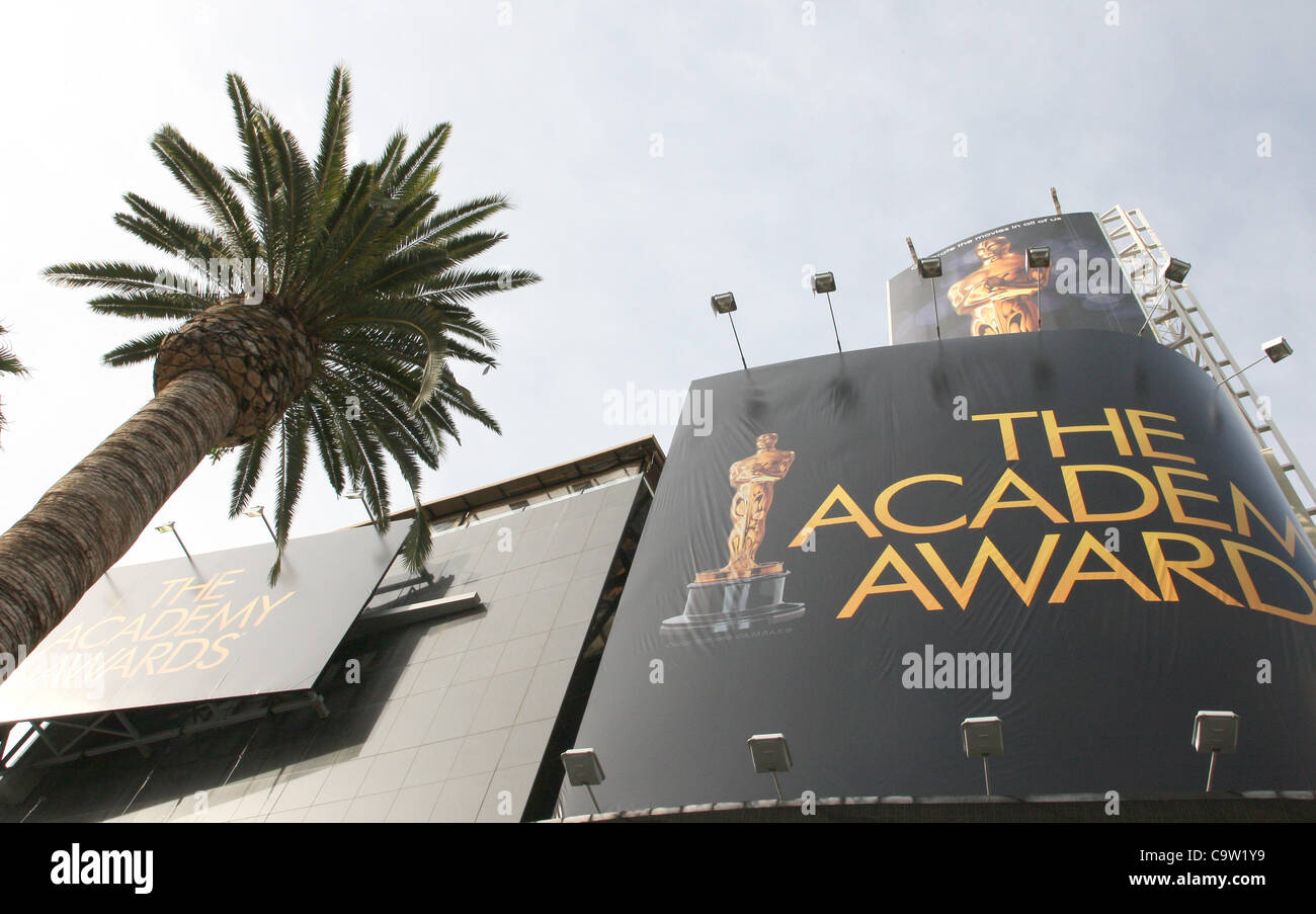 THE ACADEMY AWARDS SIGNAGE THE 84TH ACADEMY AWARDS SET UP HOLLYWOOD LOS ...