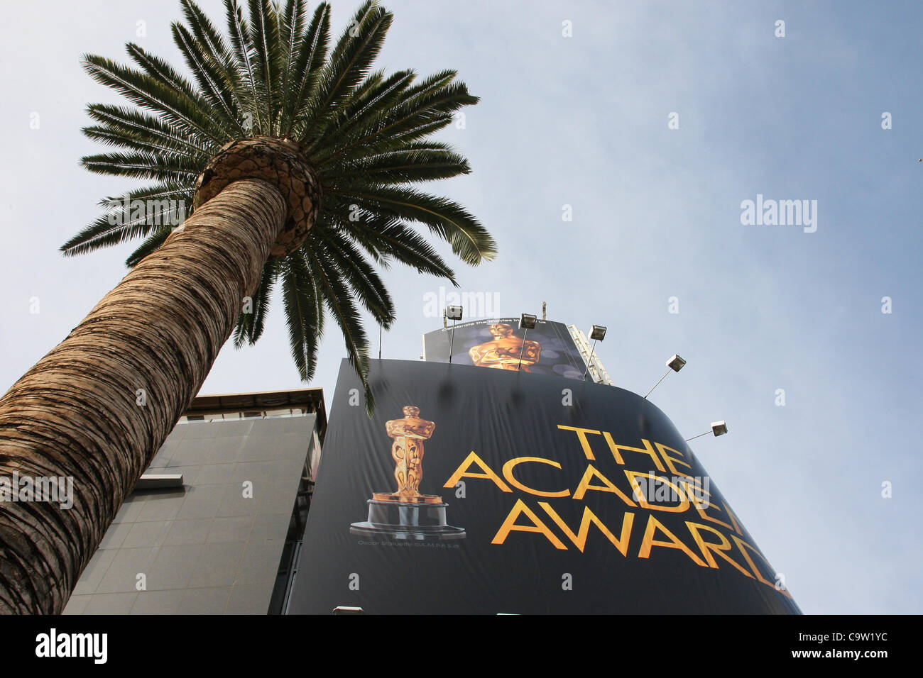 THE ACADEMY AWARDS SIGNAGE THE 84TH ACADEMY AWARDS SET UP HOLLYWOOD LOS ...
