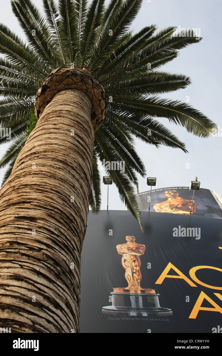 THE ACADEMY AWARDS SIGNAGE THE 84TH ACADEMY AWARDS SET UP HOLLYWOOD LOS ...