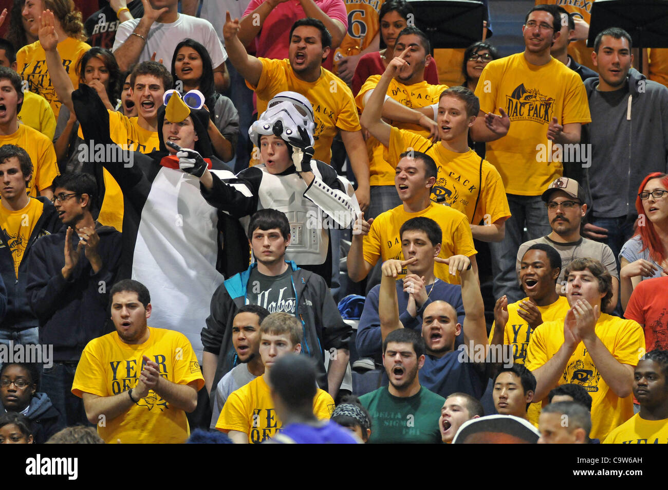 Feb. 22, 2012 - Philadelphia, Pennsylvania, U.S - Drexel students ...