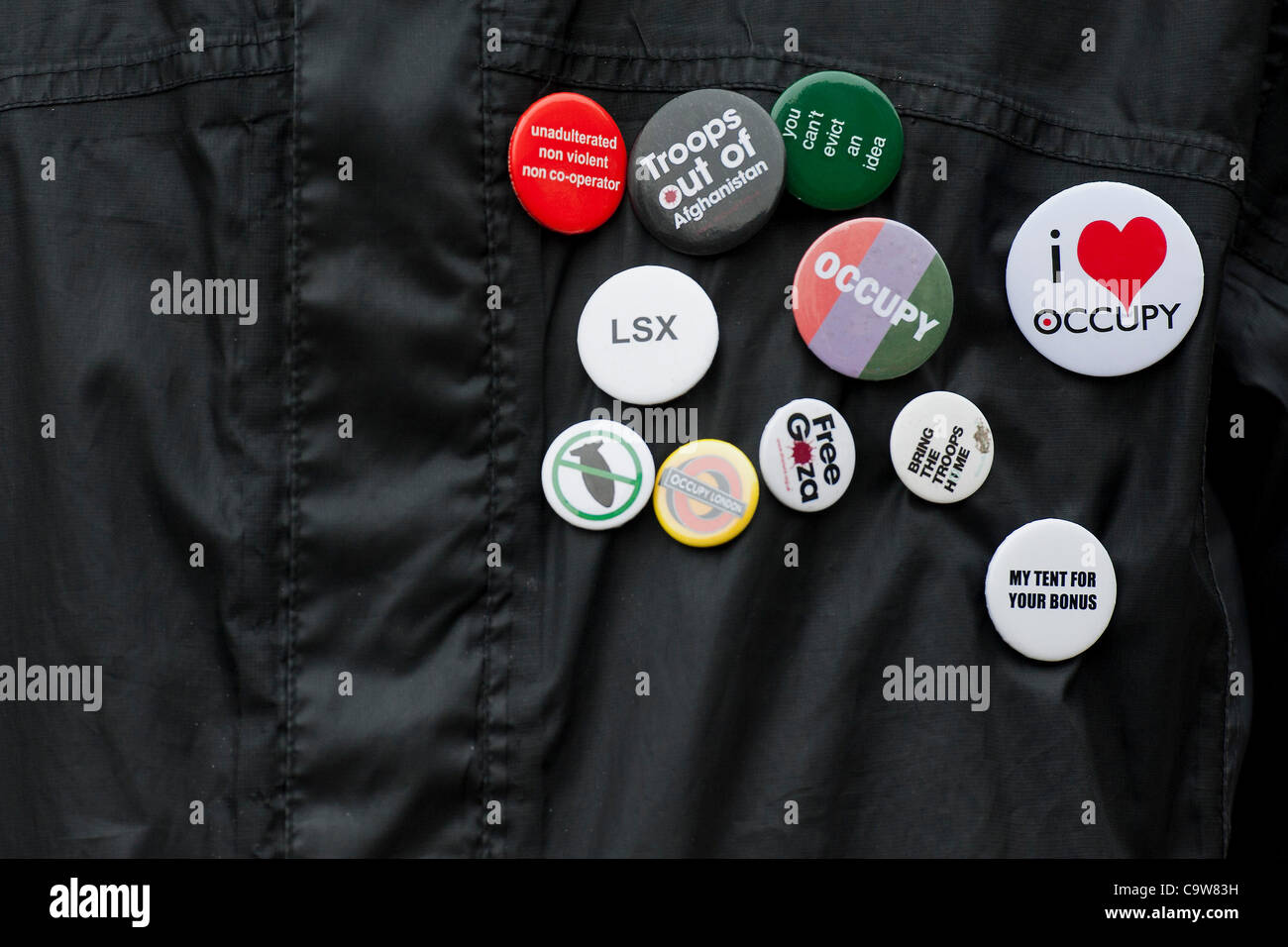 Occupy London, represented by Tammy Samede, George Barda , Daniel ...